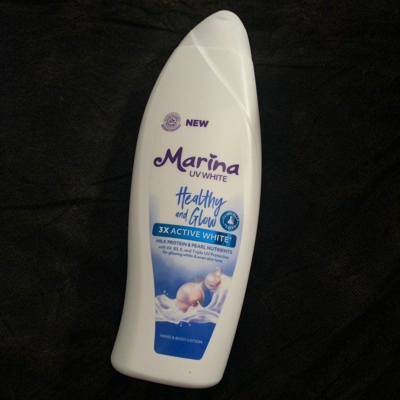 Jual Marina UV White Biru 460ml | Shopee Indonesia