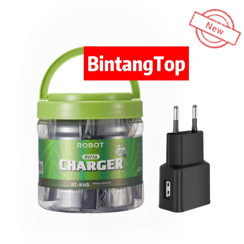 Jual ROBOT RT-K4 RT-K4s / Batok charger ROBOT RT-K4 RT-K4s single ...