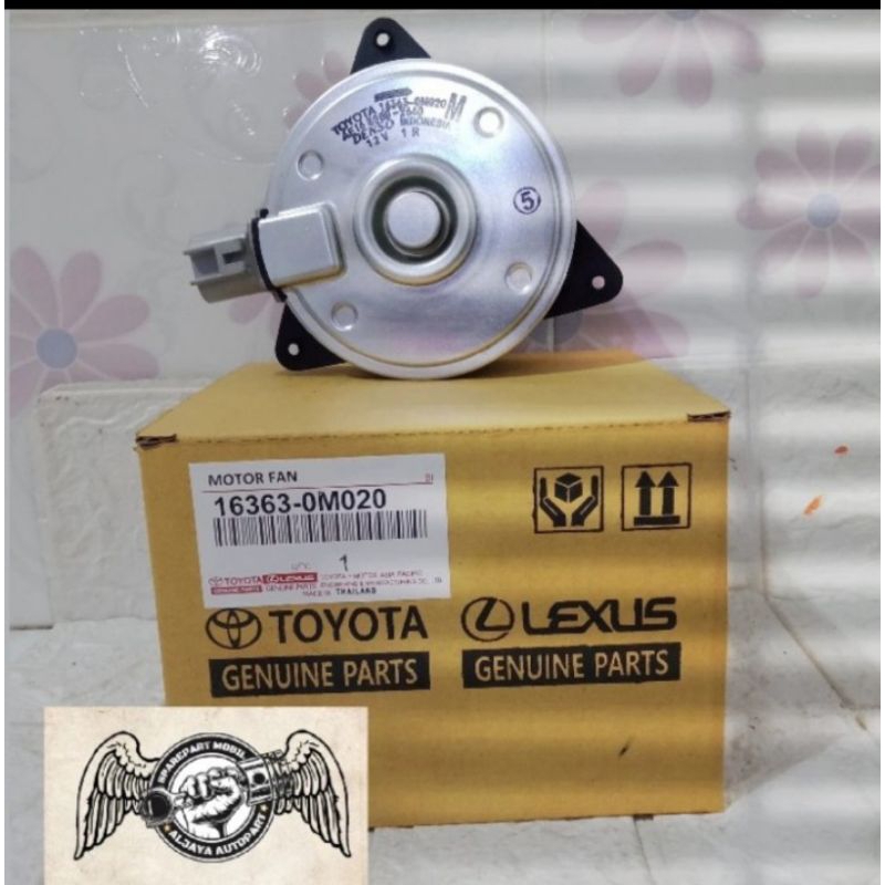 Jual motor fan radiator / extra fan original toyota new vios yaris altis | Shopee Indonesia