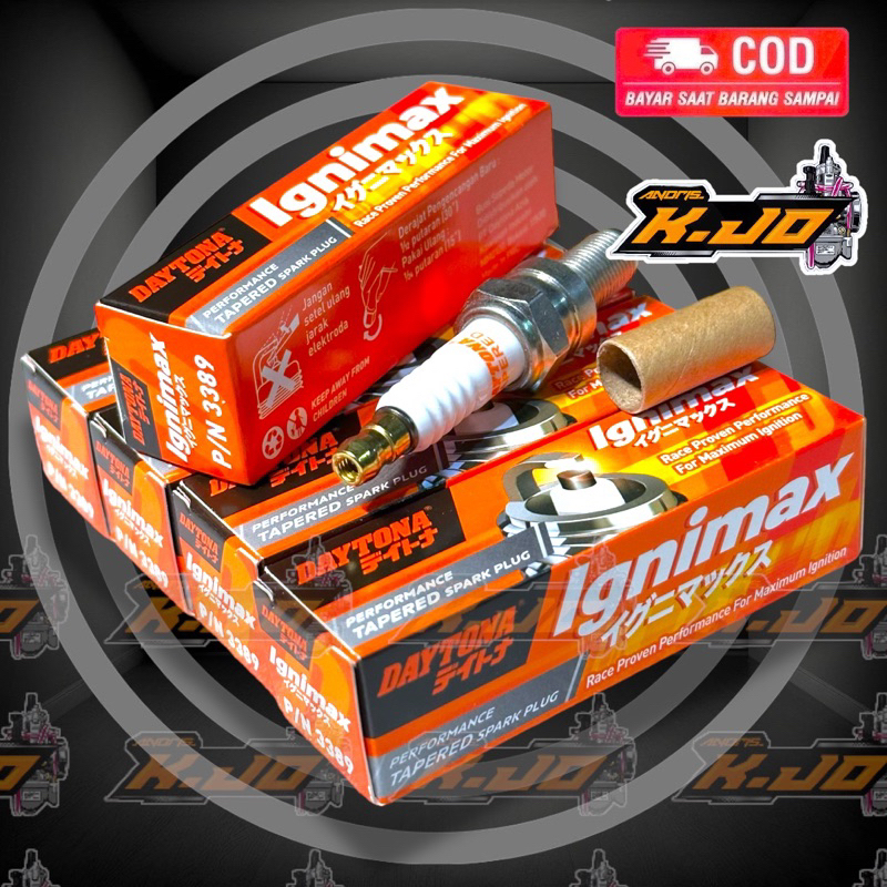 Jual Busi racing daytona ignimax 3389 beat suprax125 karisma original ...