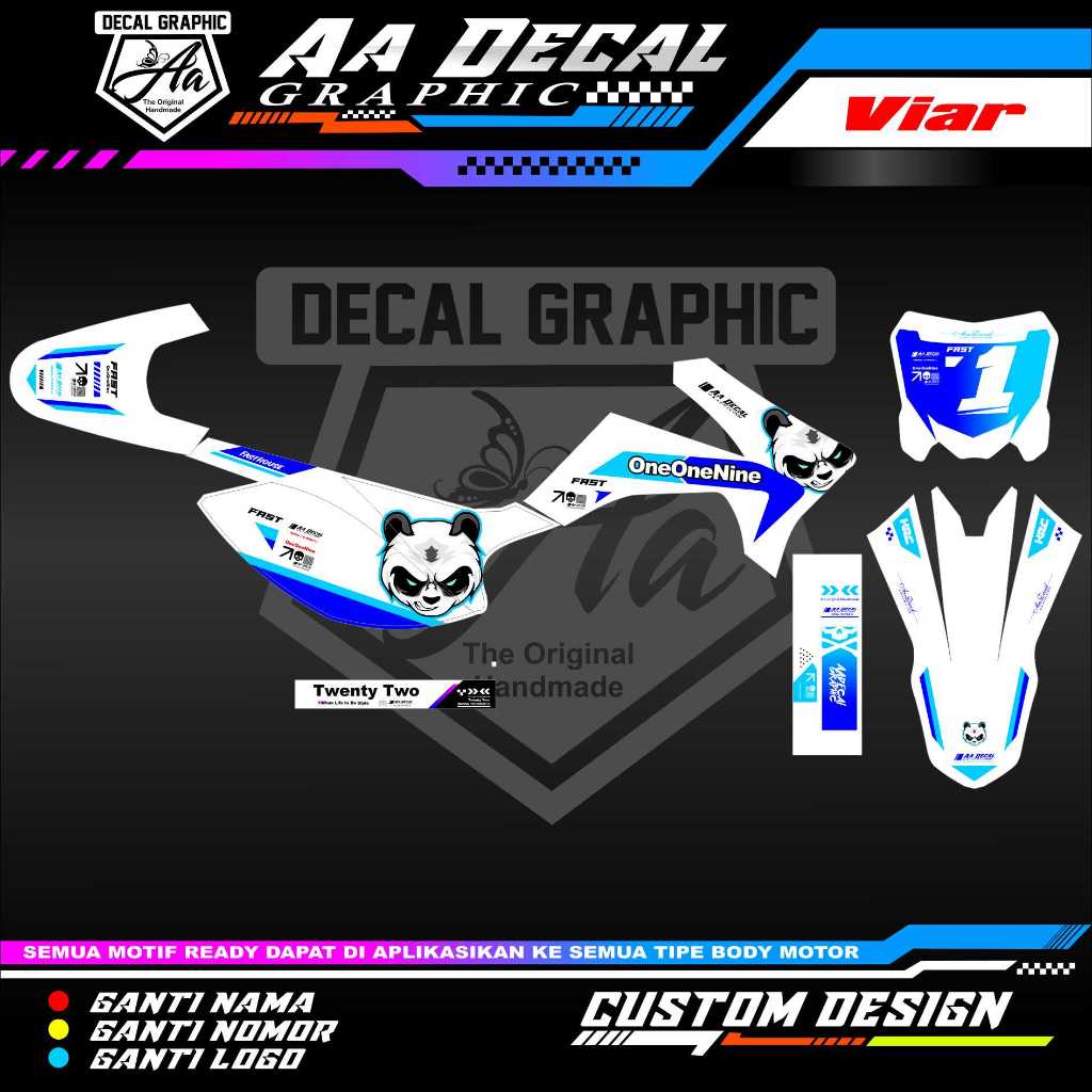 Jual decal viar 150 decal viar 200 stiker viar decal viar bisa request ...