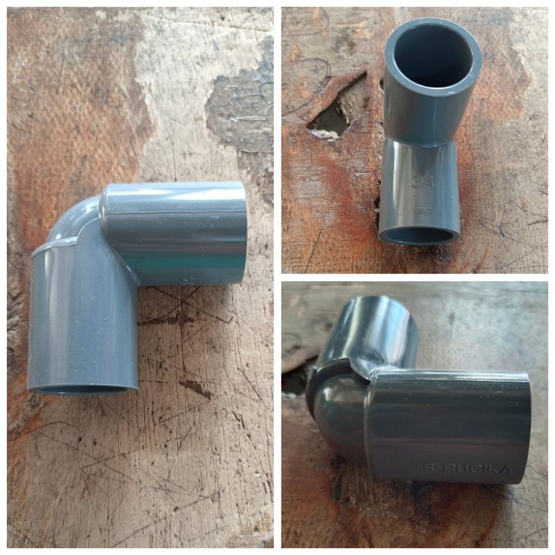 Jual Knee Elbow 3/4" Inch Rucika Sambungan Siku Pipa PVC | Shopee Indonesia