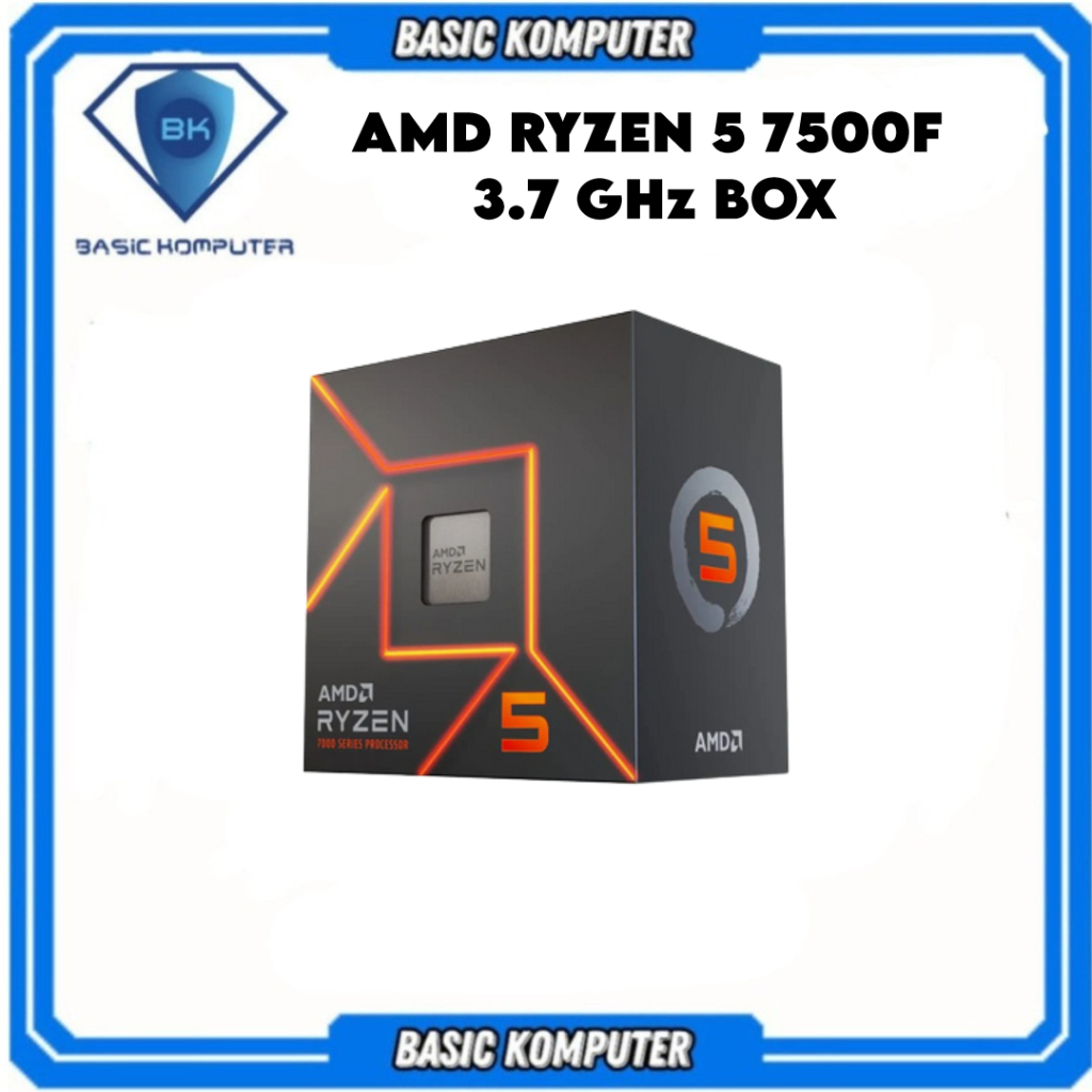 Jual PROCESSOR AMD RYZEN 5 7500F 3.7GHZ BOX Socket AM5 | Shopee Indonesia