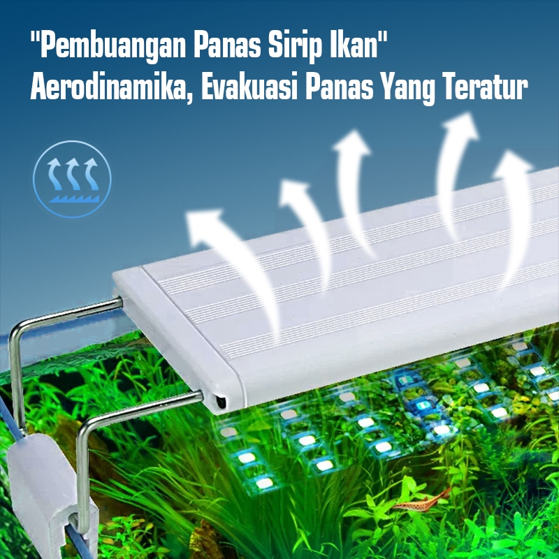Jual Lampu Aquarium 2 Mode Hikari Hk 20 30 40 50 Led Aquascape Hikari ...