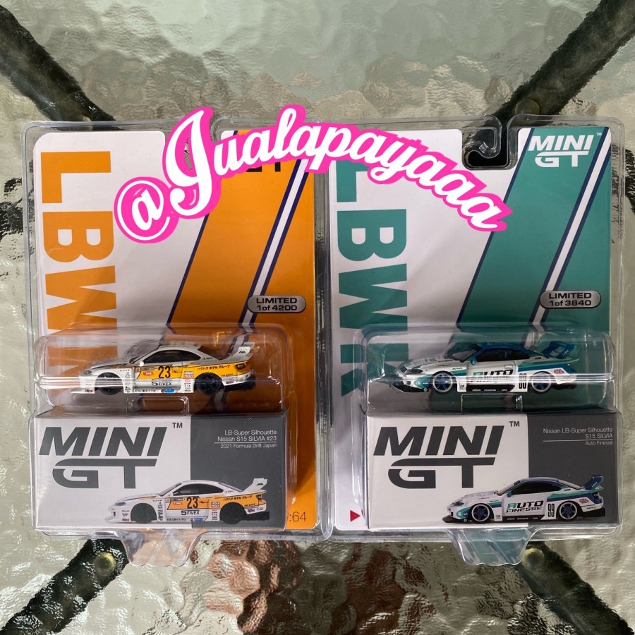 Jual Mini gt 490 mini gt 434 mini gt lbwk silvia s15 japan drift autofi ...