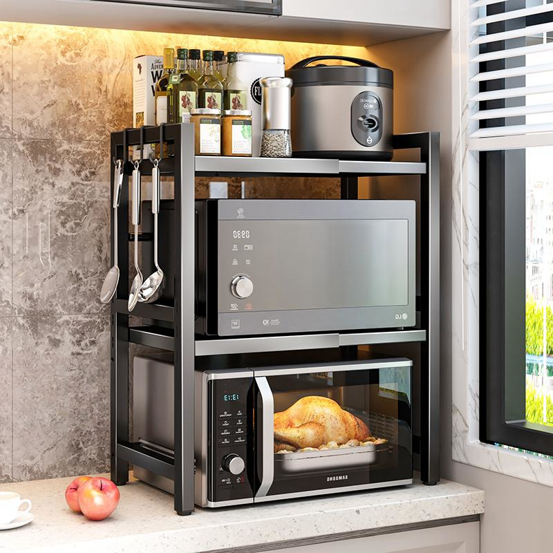 Jual [dapat diregangkan]Rak Dapur Rak Microwave Rak Oven Rak Bumbu ...