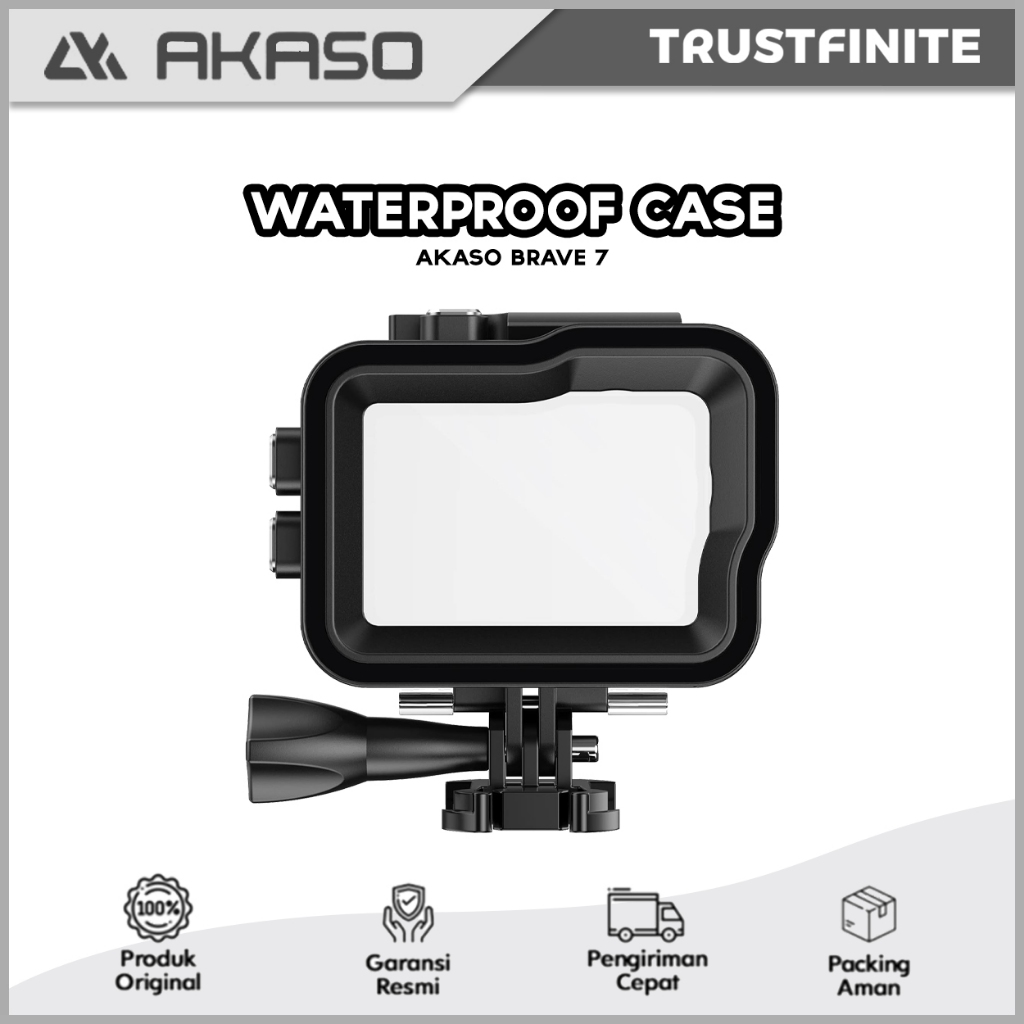 Jual AKASO Brave 7 Waterproof Case Underwater Housing Action Camera ...