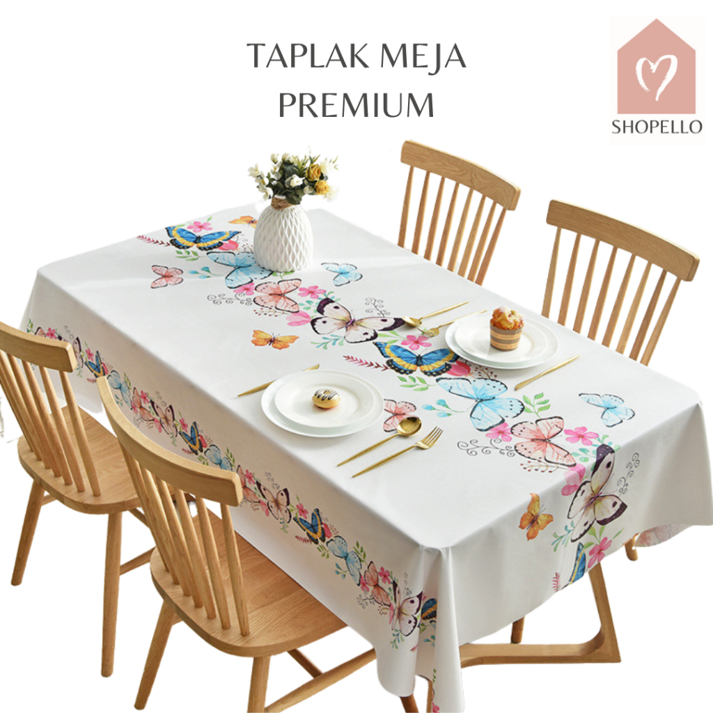 Jual Shopello Taplak Meja Aesthetic Taplak Premium Taplak Meja PVC ...