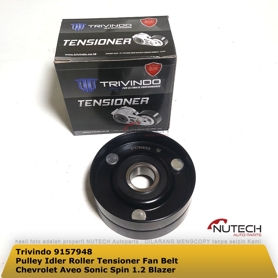 Jual Pulley Idler Roller Tensioner Fan Belt Aveo Sonic Spin 1.2 Blazer ...