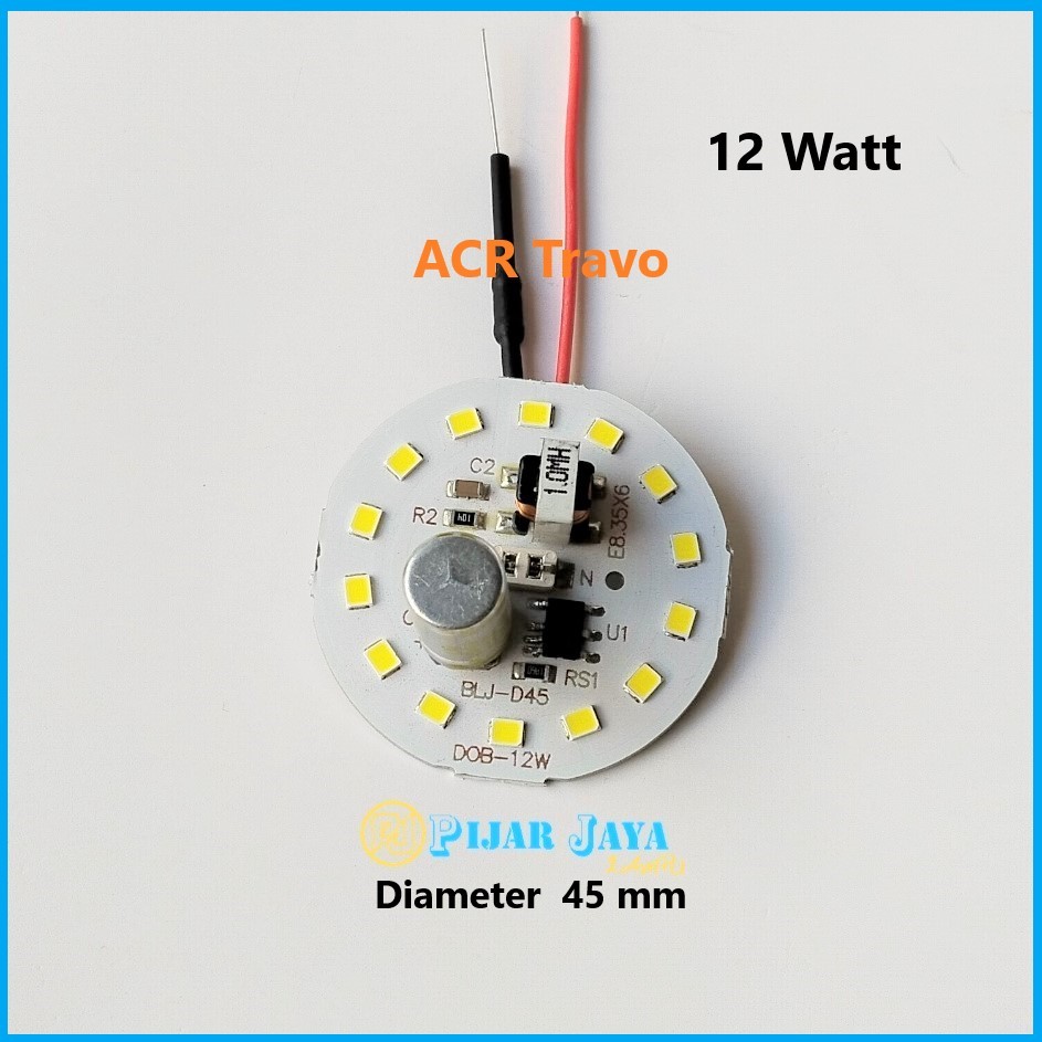 Jual PCB LED AC ACR Travo Watt Lengkap 5 7 9 12 15 18 20 30 40 Watt ...