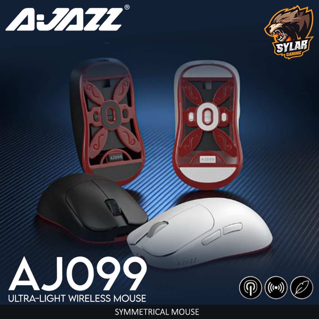 Jual Ajazz AJ099 Ultra-lightweight Dual Mode Wireless Gaming Mouse ...