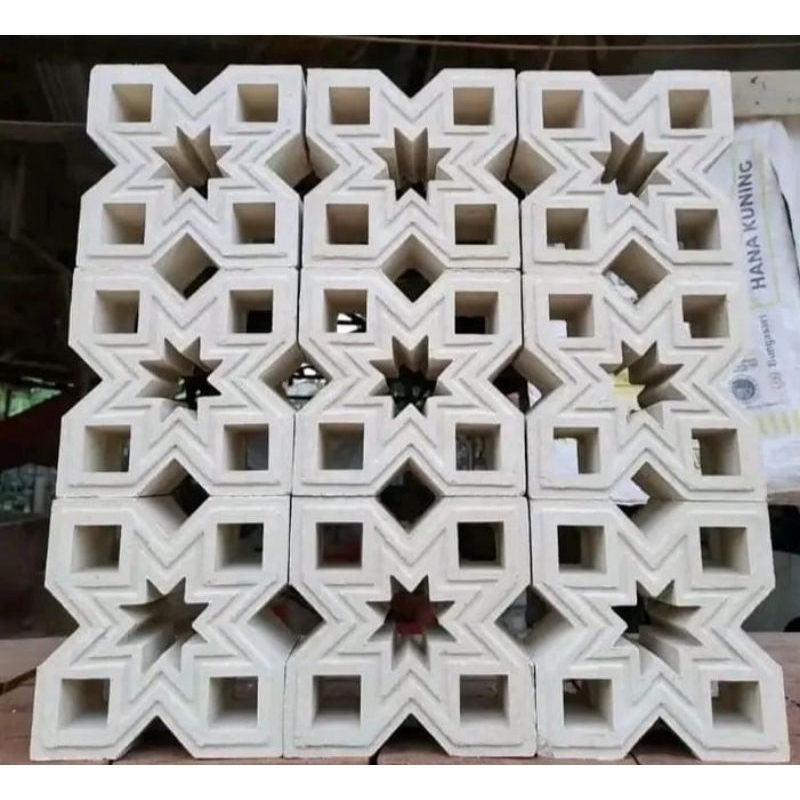 Jual Roster putih loster lubang angin pagar rumah aesthetic termurah ...