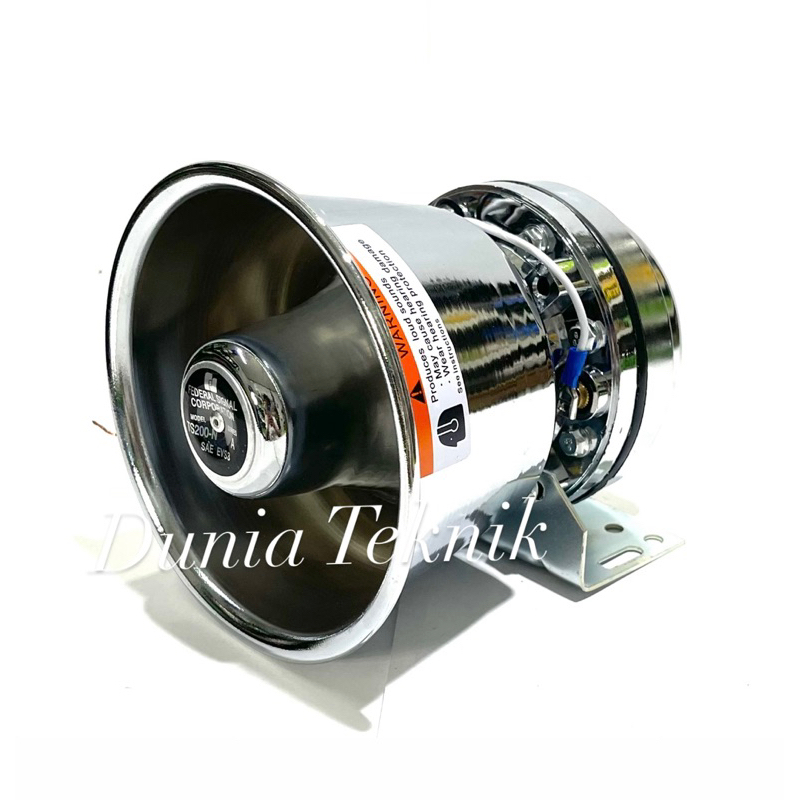Jual Speaker Toa Sirine FEDERAL SIGNAL Chrome USA TS200-N Toa Mobil Polisi 200 Watt | Shopee ...