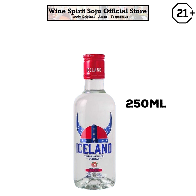 Jual Iceland Vodka Lychee 250ml | Shopee Indonesia