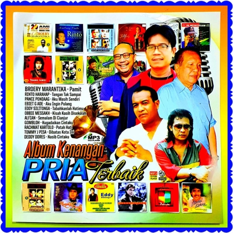 Jual KASET CD MP3 180 LAGU TEMBANG KENANGAN PENYANYI PRIA LEGENDARIS-MP3 LAGU POP-MP3 LAGU LAWAS ...