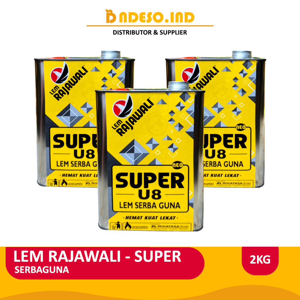 Jual Lem Kuning Rajawali Super U8TK- 2KG | Shopee Indonesia