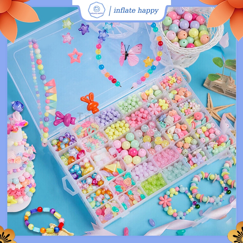 Jual DIY Manik Manik Gelang Set Kotak Dan Tali Lengkap Pernik Pernik ...