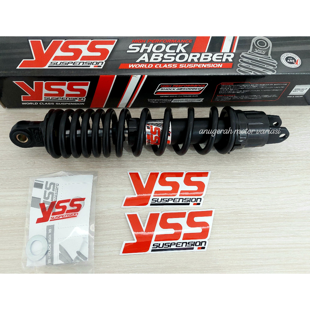 Jual SHOCK YSS PRO PLUS 330MM VARIO 125 - 150 - NEW SCOOPY F1 HITAM FULL BLACK SERIES YSS ...