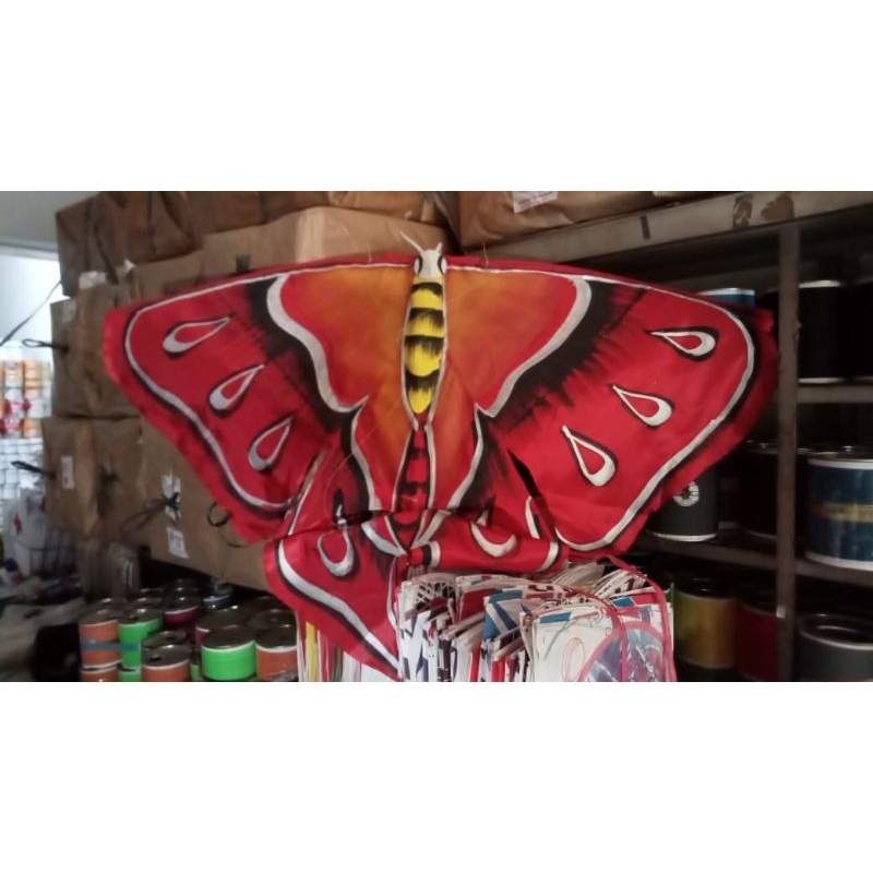 Jual Layangan Hias besar Kupu kupu Sowangan hiasan dinding | Shopee ...