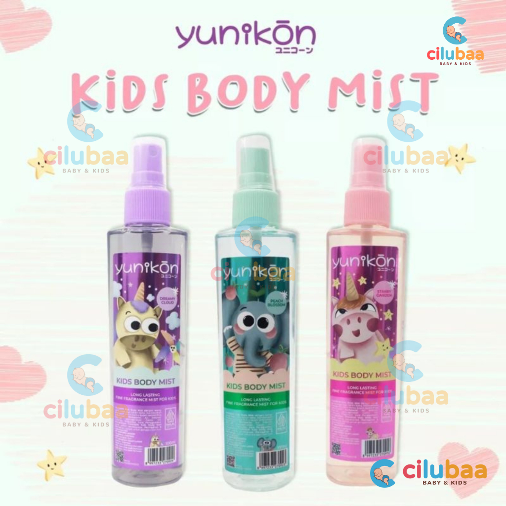 Jual Yunikon Body Mist kids 100ml parfum bayi parfum anak perempuan ...