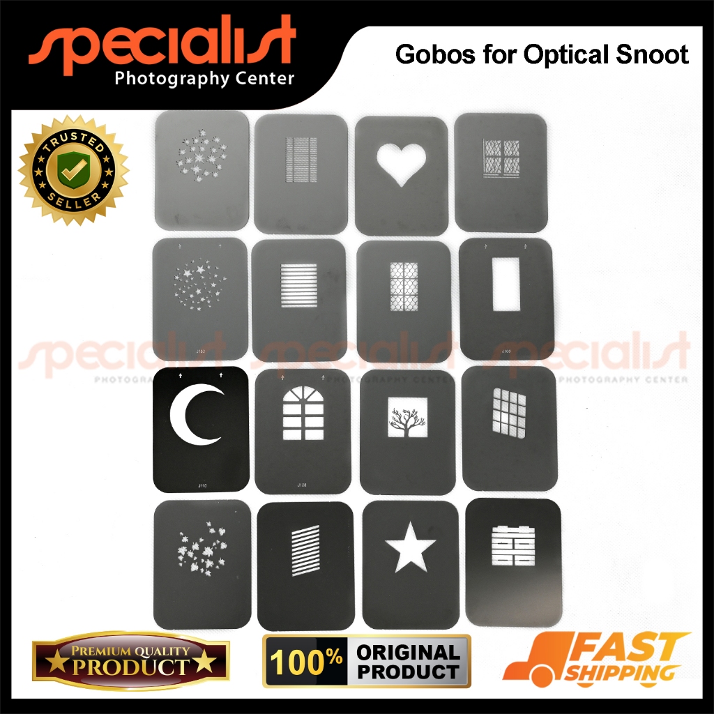 Jual Gobos Set for Optical Snoot Projector | Shopee Indonesia