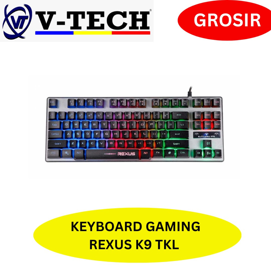 Jual KEYBOARD GAMING REXUS K9 TKL | Shopee Indonesia