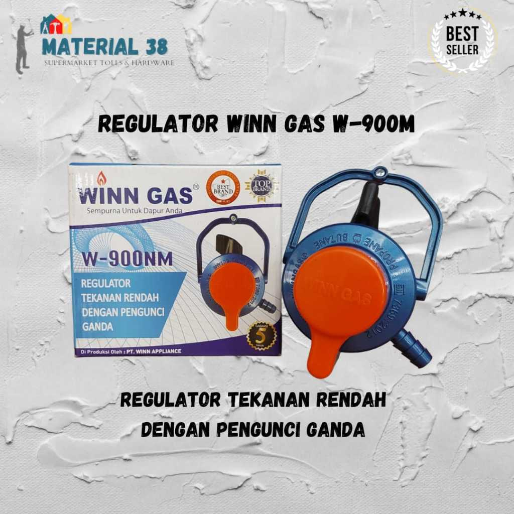 Jual REGULATOR WINN GAS AUTO W-900NM/W-900 (DOUBLE LOCK) Tanpa Meter/W ...