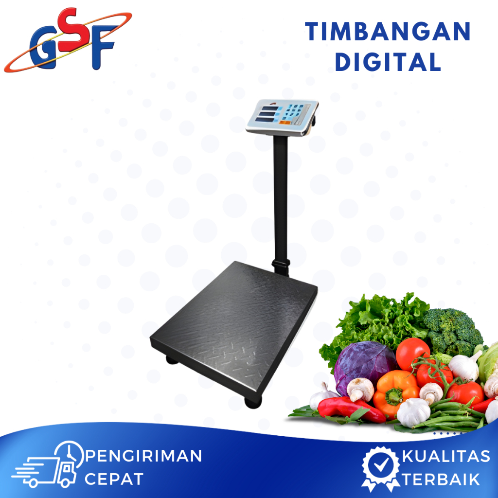 Jual Timbangan duduk digital kapasitas 300KG/ elektrik platform scale ...