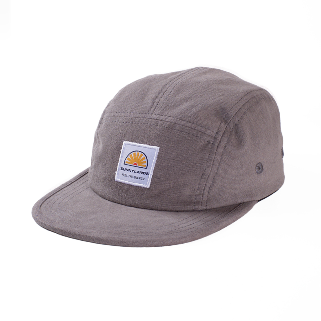 Jual Sunnylands Topi Five Panel Cap Canvas - Grey | Shopee Indonesia
