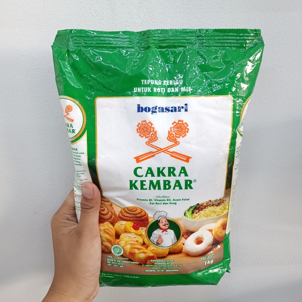 Jual TEPUNG TERIGU CAKRA KEMBAR PREMIUM 1KG | Shopee Indonesia
