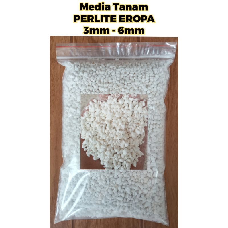 Jual perlite eropa / perlite impor, isi 2 liter, ukuran 3mm-6mm, media ...