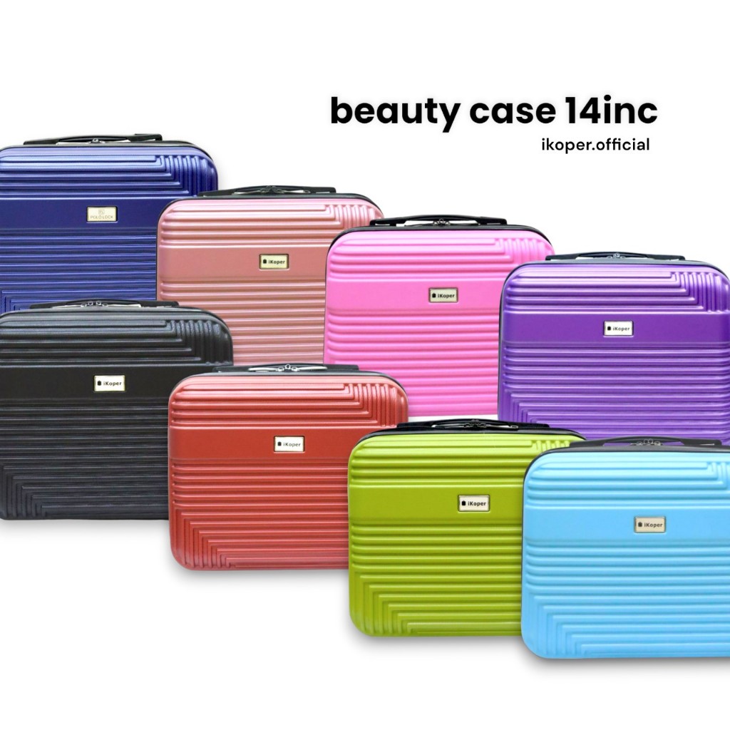 Jual MOOOI Koper Mini 14inch Beauty Case Tas Koper Make Up Kosmetik ...