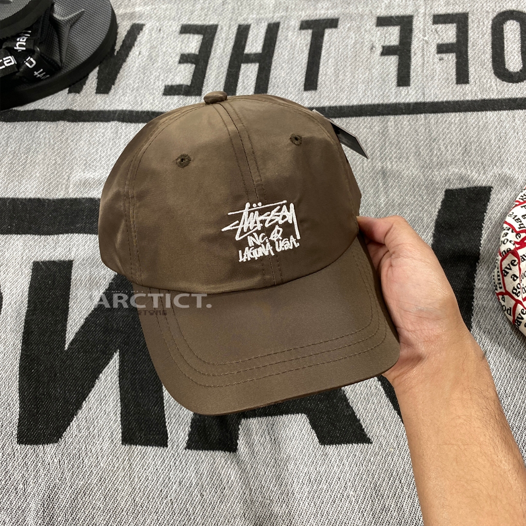 Jual STUSSY LAGUNA LOW PRO CAP HAT - BROWN | TOPI STUSSY | Shopee Indonesia