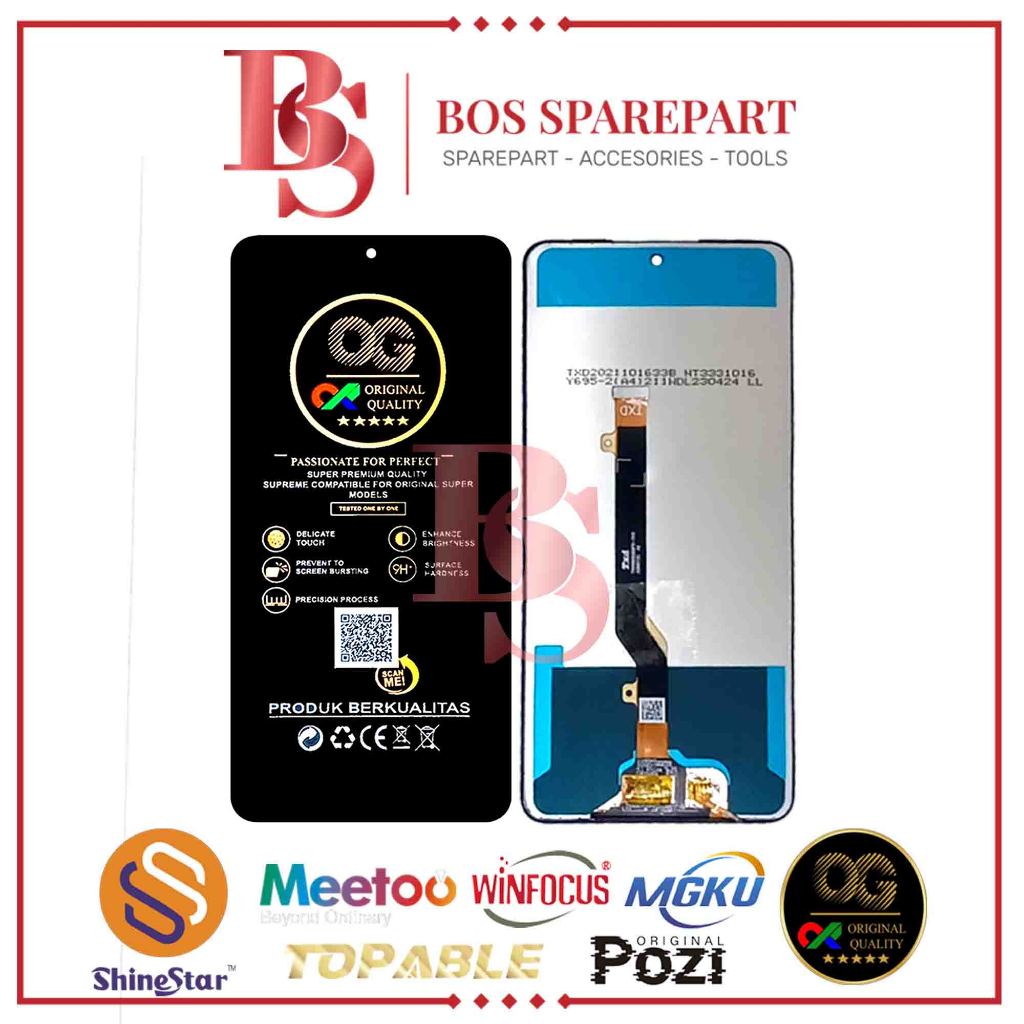 Jual LCD TOUCHSCREEN NO TE 10 PRO / X695 / NOTE 10 PRO NFC / X695C ...