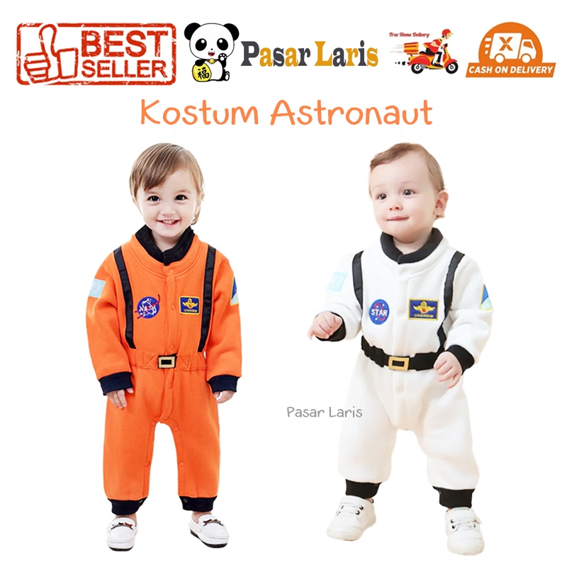 Jual Kostum Astronot Costume Kostum Bayi Profesi Cosplay Anak | Shopee ...