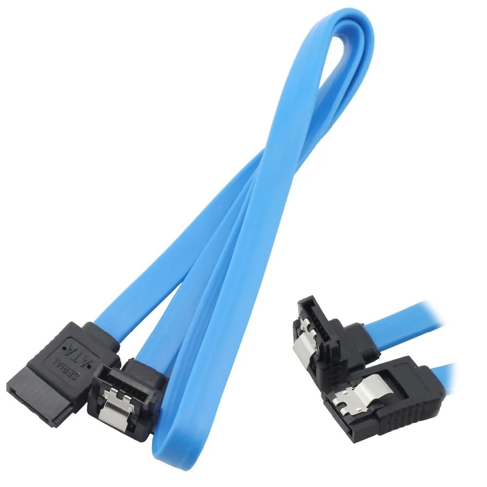 Jual Kabel Data SATA 3 6Gbps Blue Kabel SATA Klip Biru Panjang 50cm ...