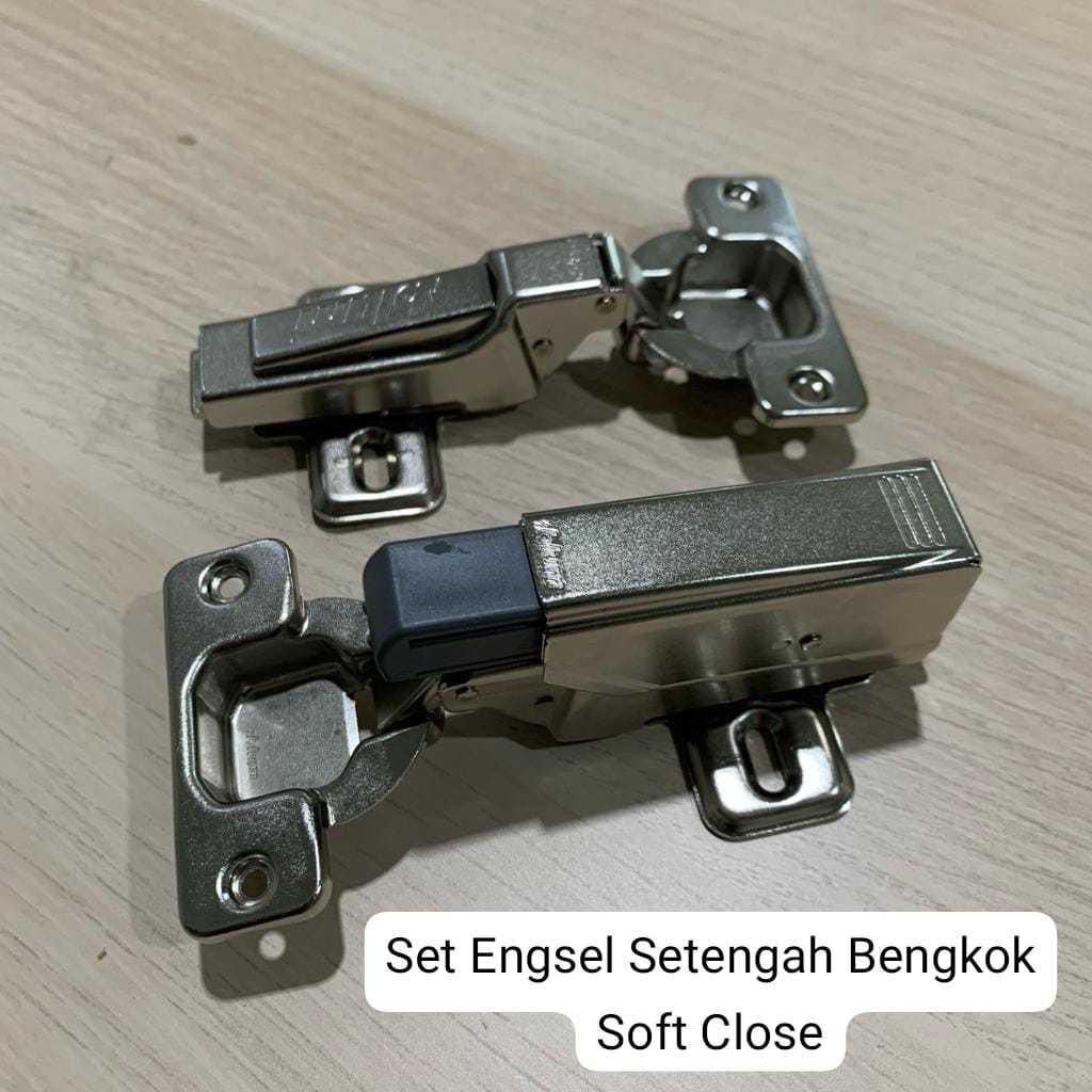 Jual Engsel Sendok Setengah Bengkok BLUM Clip Soft Close Blumotion SET ...