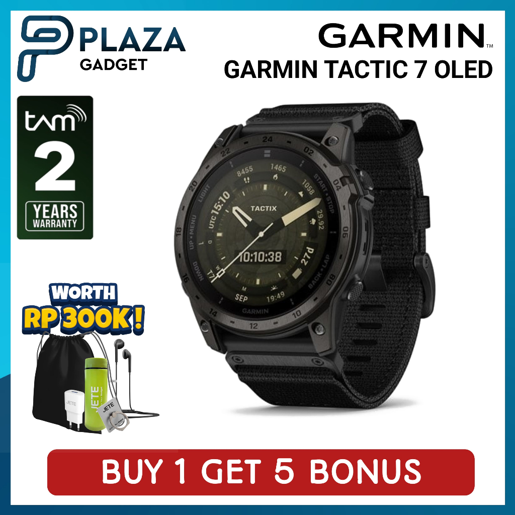 Jual Garmin Tactix 7 Amoled Tactical Watch / Tactix 7 Oled Garansi ...