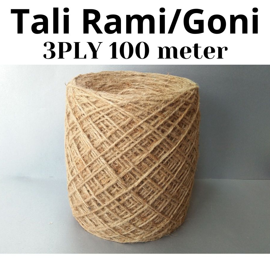 Jual Tali Rami Tali Goni 3ply 100meter | Shopee Indonesia