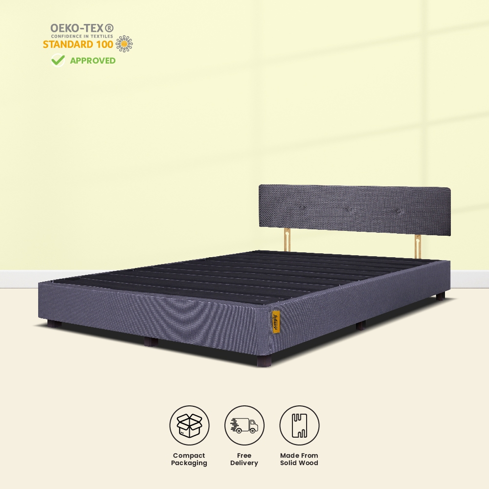 Jual Simply Bed Divan + Sandaran│100x200cm, 120x200cm, 160x200cm, 180x200cm, 200x200cm | Shopee ...