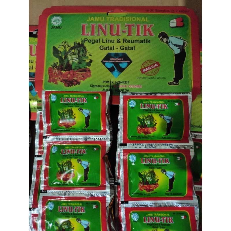 Jual Paket 10 renceng Linutik pegal linu berkhasiat original | Shopee ...