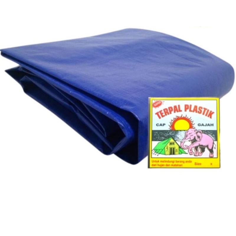 Jual TERPAL PLASTIK CAP GAJAH A3 UKURAN 4x6 METER | Shopee Indonesia