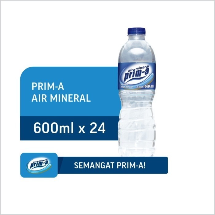 Jual AIR MINERAL PRIMA BOTOL 600 ML. Mineral Water 1 Karton | Shopee ...