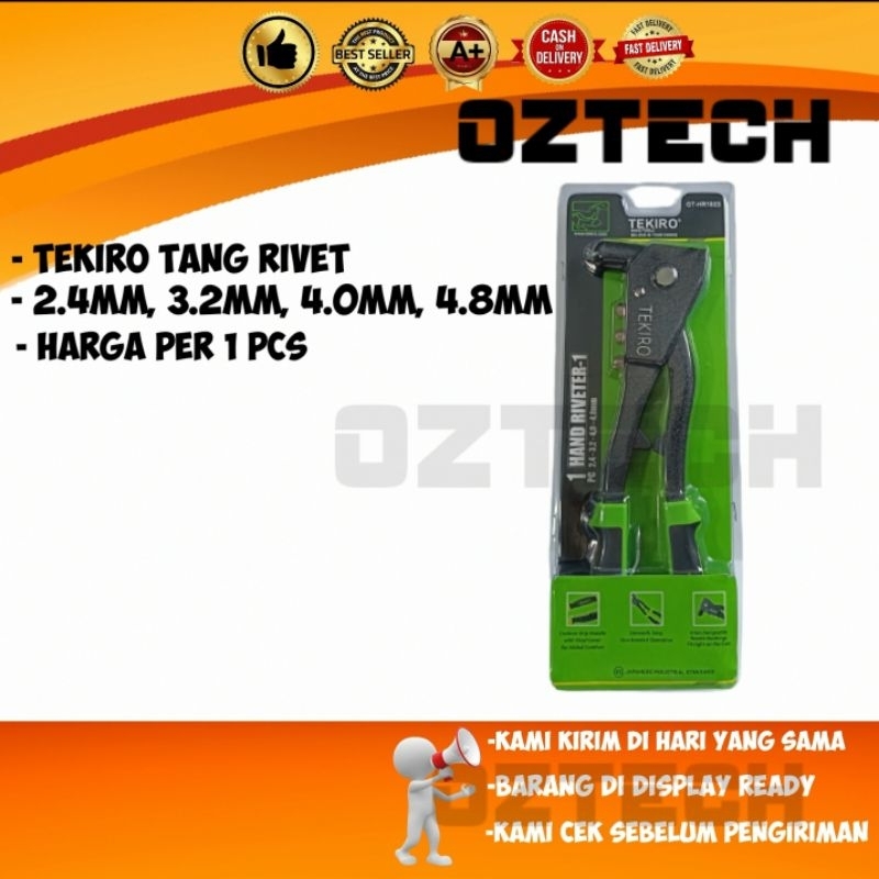Jual Tang rivet Tekiro hitam / Hand riveter / tang ripet | Shopee Indonesia