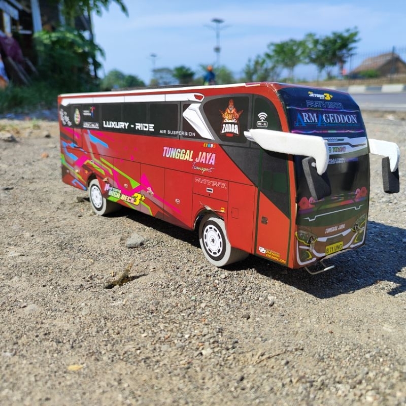 Jual MINIATUR BUS TUNGGAL JAYA BASURI TELOLET | Shopee Indonesia
