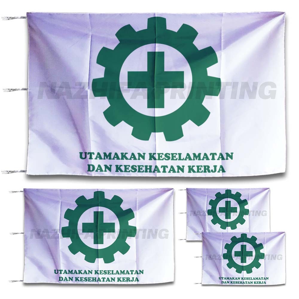 Jual Bendera K3 Keselamatan "Safety First" - Bahan Satin Peles, Ukuran ...