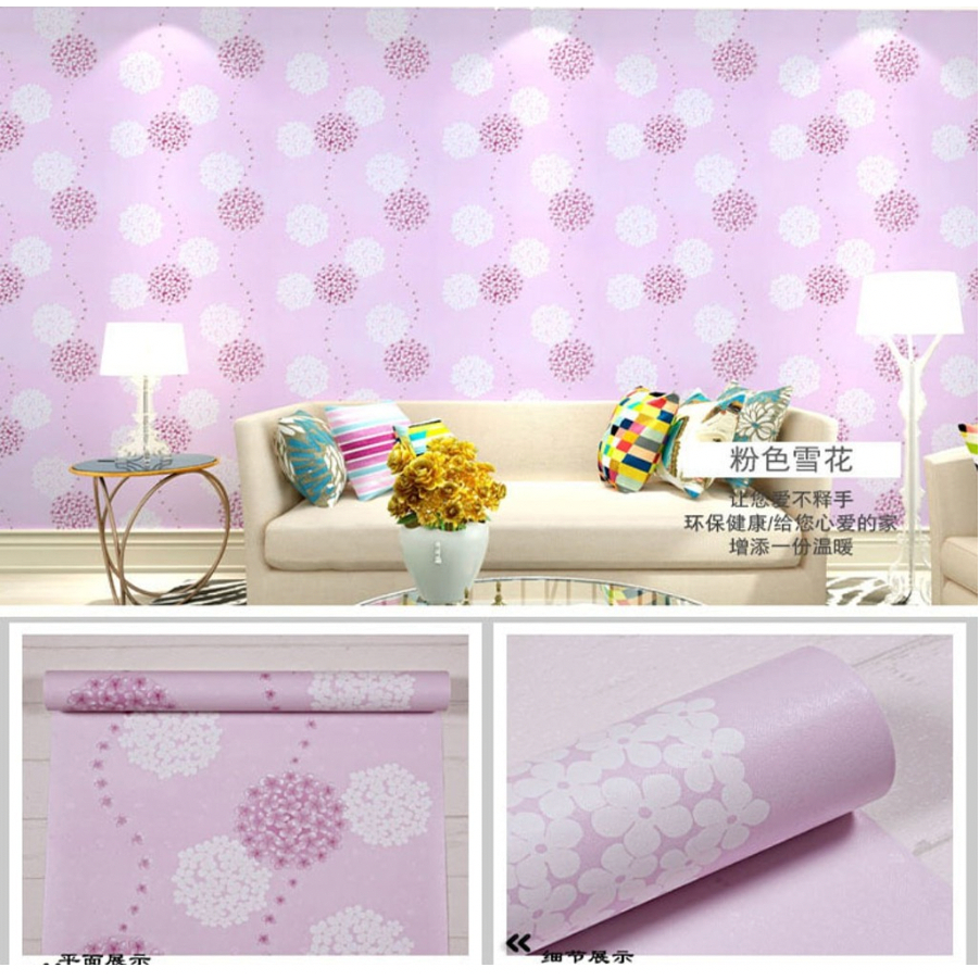 Jual WALLPAPER DINDING Ukuran 45 cm x 10 M Motif POLOS PASTEL BIRU PINK HITAM PUTIH PREMIUM ...