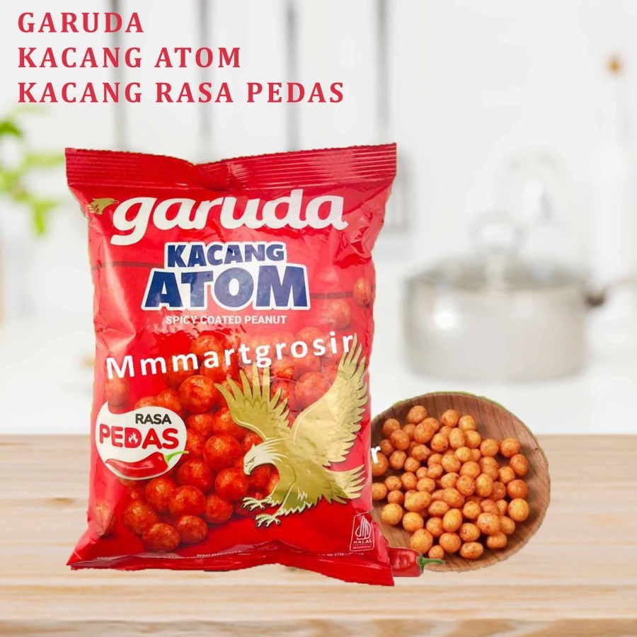 Jual Garuda / Kacang Atom / Kacang Rasa Pedas / 100g | Shopee Indonesia