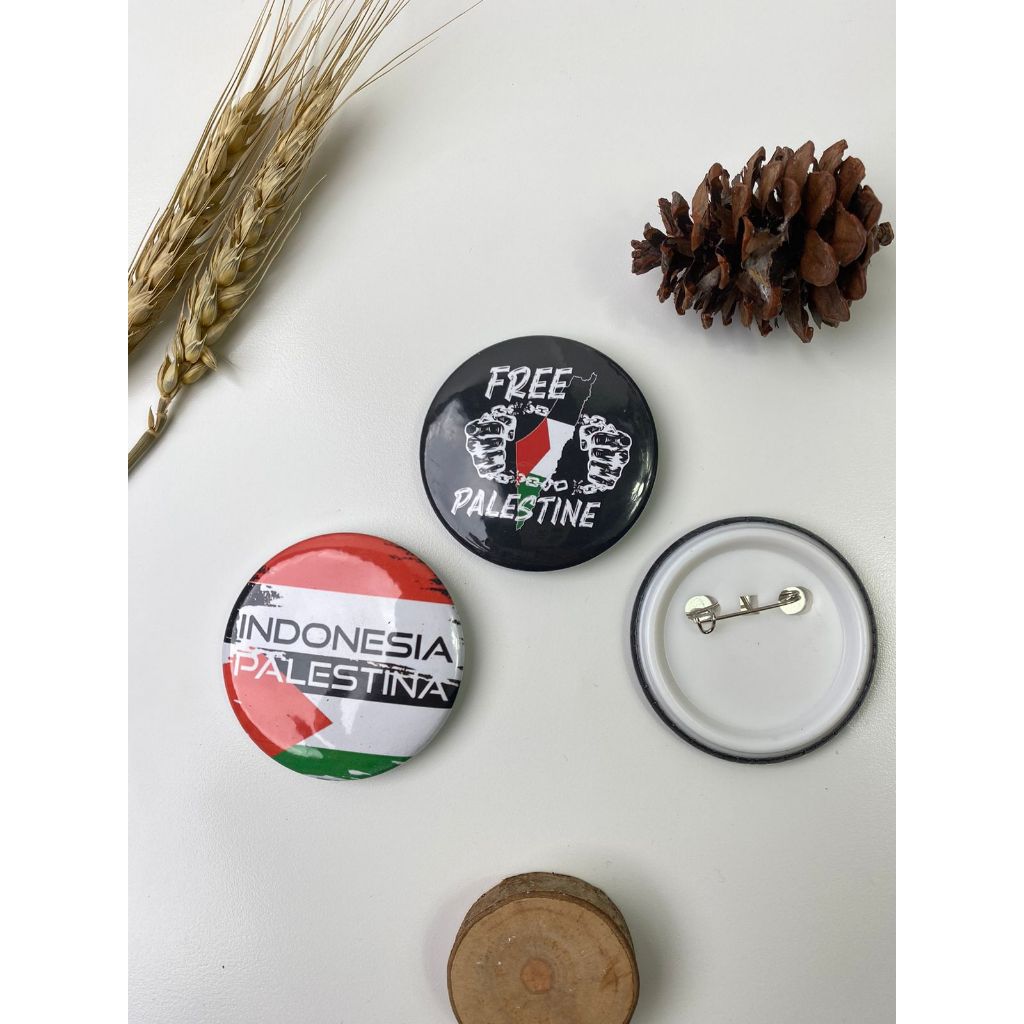 Jual Pin Bendera Palestina Free Palestine Save Gaza | Shopee Indonesia