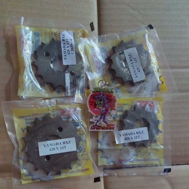 Jual GEAR DEPAN SSS 428 RXZ VIXION JUPITER MX KING R15 BYSON RX KING ...